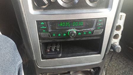 Pioneer mafon yangi madel rul pultli blutus usb aux gentra mini