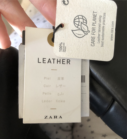 Кожаные сапоги Zara