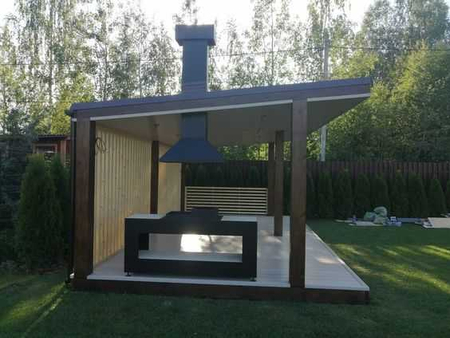 Летние кухни современные