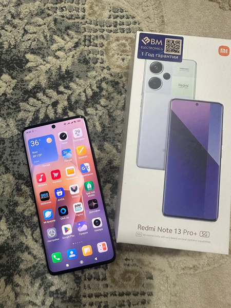 Xiaomi Redmi Note 13 Pro plus 5G Black 12/256. 12 oy kafolati bor