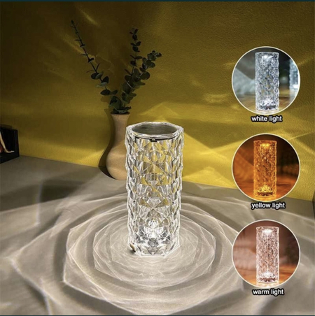 Светильник Rose diymond tuble lamp