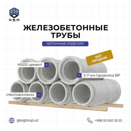 Трубы железобетонные напорные