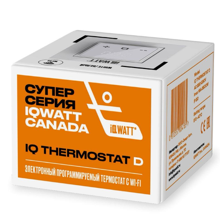 IQ WATT Электронный программируемый термостат IQ THERMOSTAT D WI-FI