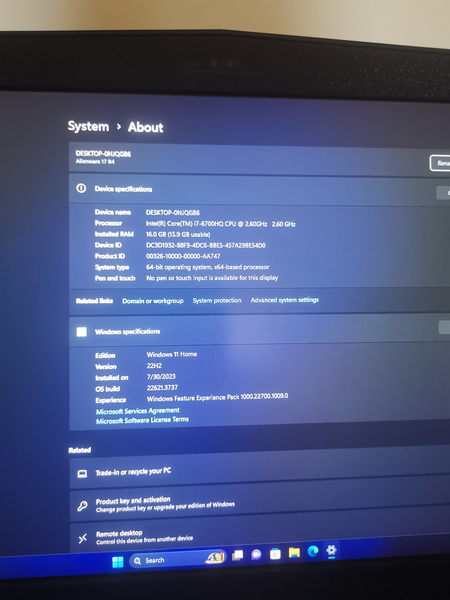 Alienware 17 r4 noutbuk satiladi