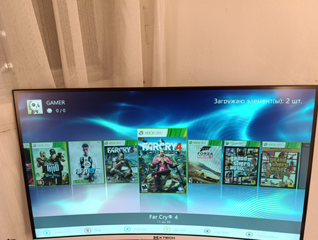 Xbox 360 slim 500gb freeboot (50 игры)