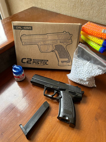 Аир софт ган airsoft gun железный Пистолет