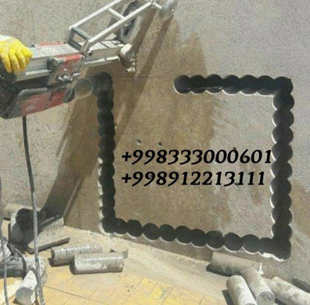 Almaznida beton kesish beton teshish