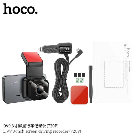 Видеорегистратор HOCO DV9 720P/30fps, 3.0 Display