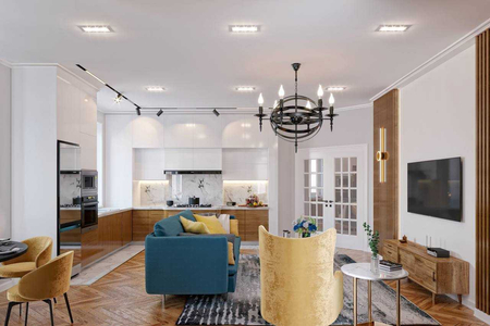 Новостройка от Golden House | 93м2 - 3 комнат