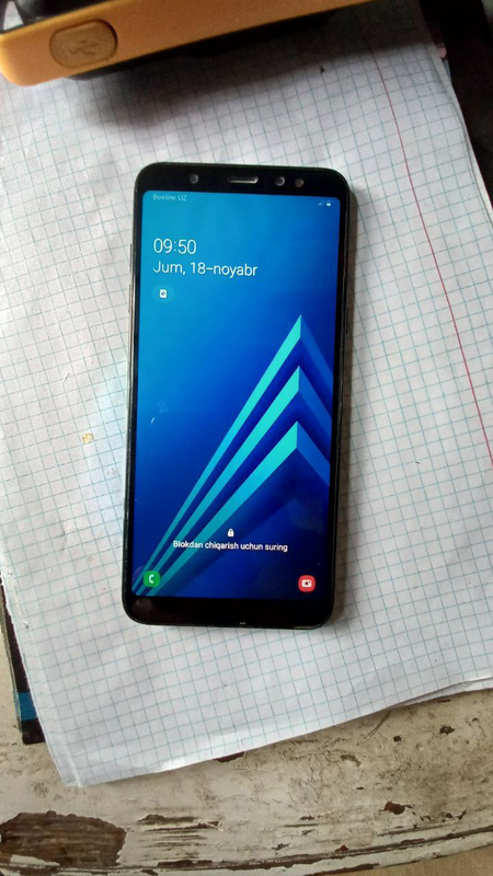 Samsung A6+ holati zor hechqnday aybi yoq chotki sastyana