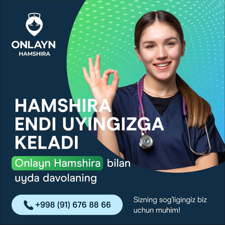 Uyda hamshiralik xizmati | Услуги медсестры на дом | Onlayn Hamshira