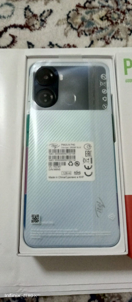 itel P40  8/128 gb