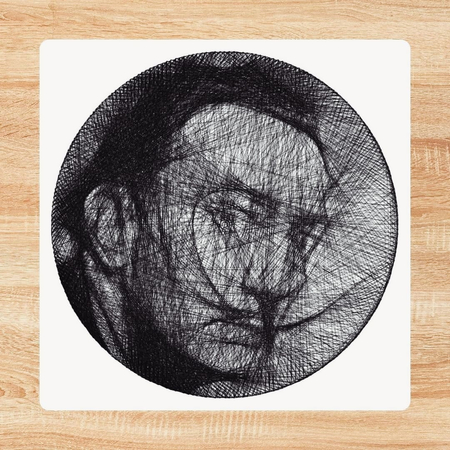 String ART Набор картина из нити 40x40sm