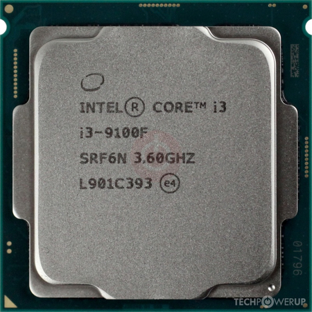 Продаю процессор core i3 9100f