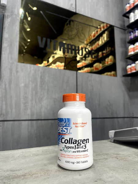 Doctors best Collagen types1 and 3 1000 mg 180 tablets