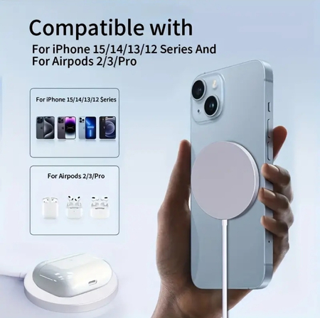 Магнитный беспроводной зарядник для IPhone15/15 Pro/15 Plus/15 Pro Max