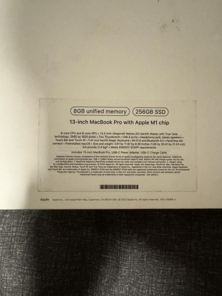 Macbook pro M1 13 dyum