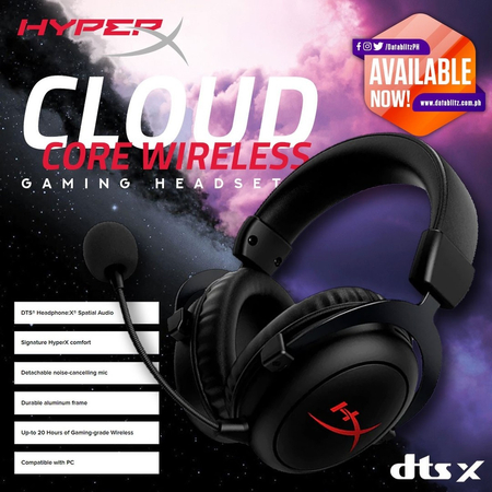 СКИДКА! Hyperx Cloud CORE Wireless DTS Беспроводные Наушники/Гарнитура