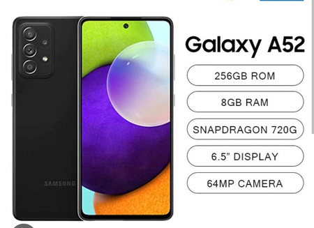 Samsung A52 256/8 Gb Snapdragon процессор