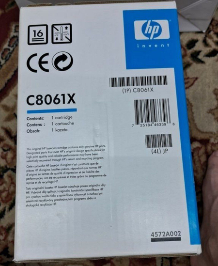 Картридж C8061X на HP LaserJet 4100/4101