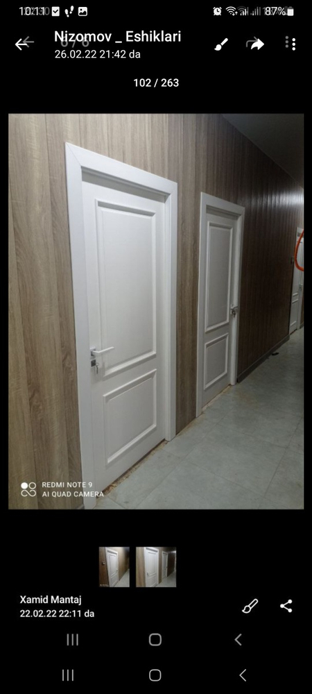 Mdf  sifatli eshiklar