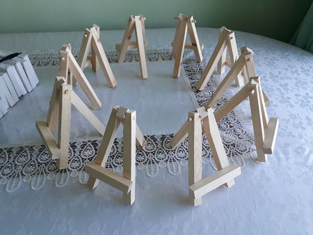 А3 Мини мольберт и мини холст 10см×10см