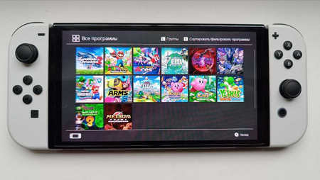 Новая! Чипованная! Nintendo Switch Oled 180 GB