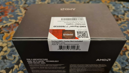 Новый Процессор AMD Ryzen 7800X3D. Сокет AM5. Запечатанный Box из США.