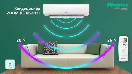Кондиционер Hisense 12 Inverter NEW С первых рук +Доставка!!