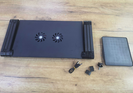 Notebook uchun Podstavka + Kulleri bilan bonus kovrik  Dostavka bor