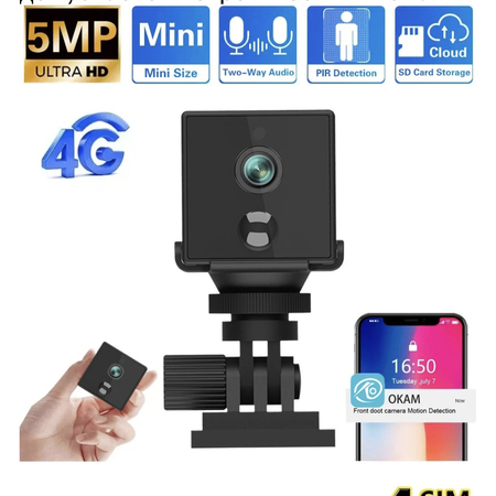 Мини камера с сим 4g , wifi