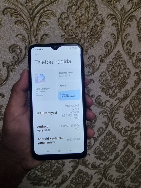 Redmi note 8 sotiladi