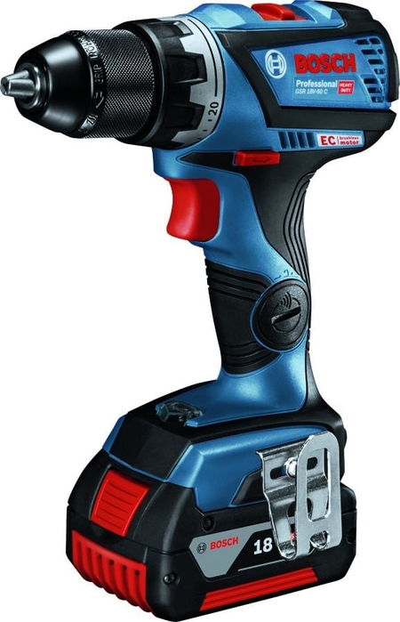 Аккумуляторная дрель-шуруповёрт BOSCH GSR 18V-60 C Professional
