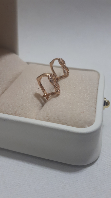 Серьги золото Росия завод 3.89-грам 585,