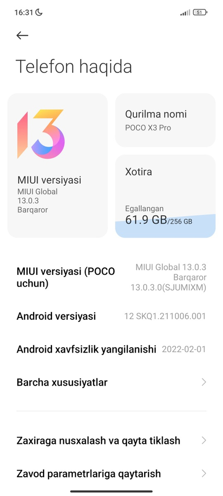 Poco x 3 pro 256gb