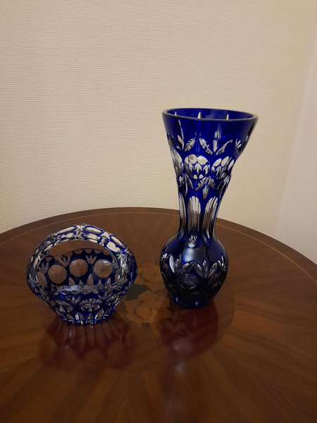 Немецкий цветной хрусталь