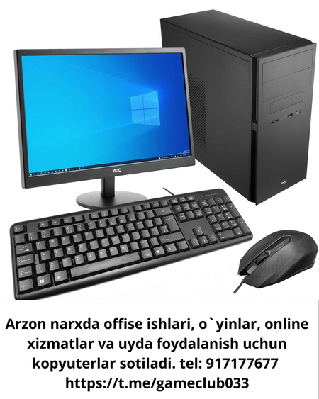 offisniy i game uchun kompyuter