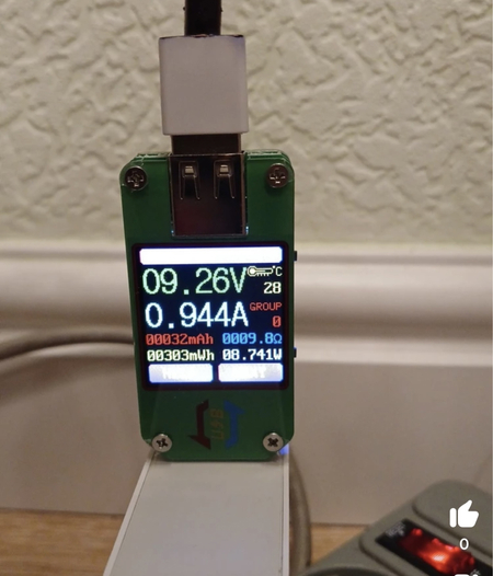 Цифровой USB тестер с Bluetooth