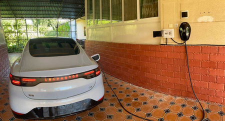 Установка зарядного станция для электромобилей 7 kw tashkent