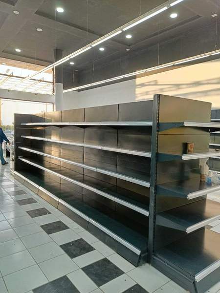 Стеллажи пристенные, торцевые, угловые для магазина