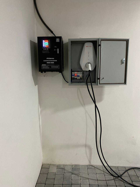Elektromobil zaryadka ustanofka | зарядная станция электромобиля E-35