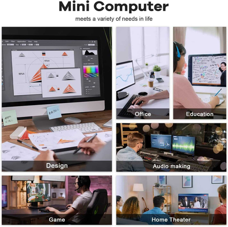 Mini PC Beelink SEi12 Intel Core i5-12450H 16Gb DDR4 500Gb SSD nvme
