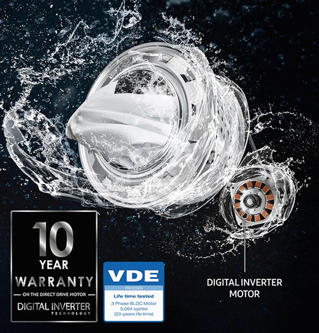 New (8кг) Samsung Стиральная машина Eco babble Digital Inverter