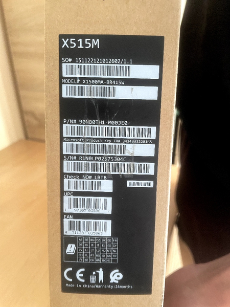 Asus Intel Celeron X515M 1TB