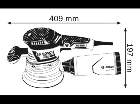 Эксцентрикованная шлифмашина Bosch GEX 125-1 AE Professional
