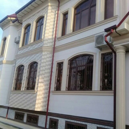 Травертин фасад гранит