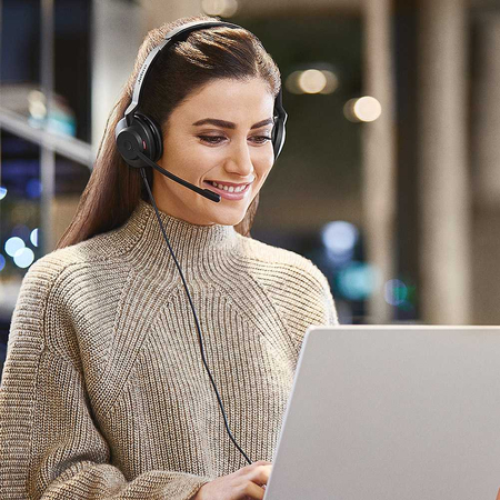 Профессиональная гарнитура для Call центров Jabra Evolve2 30