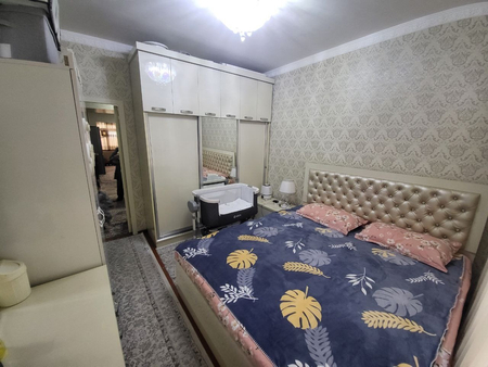 #Сергели 6А, 1хона, 43кв.м, мебель техникалари к,олади, Новостройка