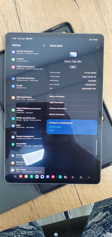 Samsung Galaxy Tab S8+ 5G