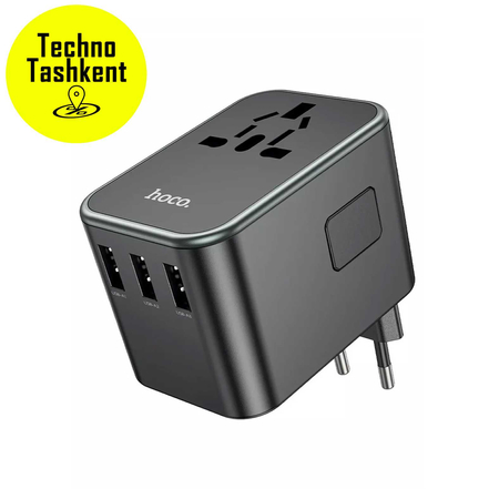 Универсальное зарядное устройство Hoco AC19, PD35W EU/US/UK/AU, QC3.0